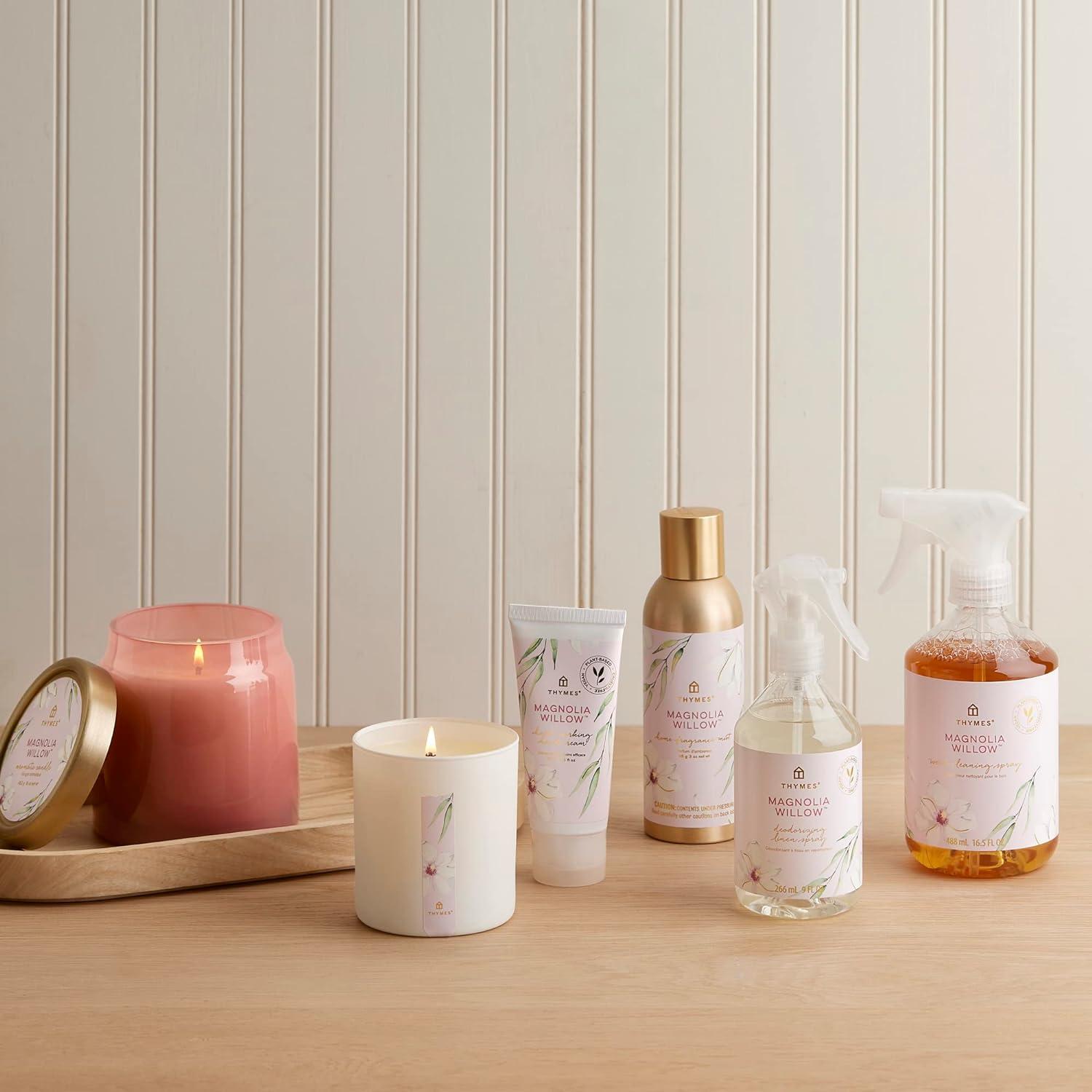 Thymes Magnolia Willow Linen Spray - 9 Fl Oz | Refresh and Revitalize ...