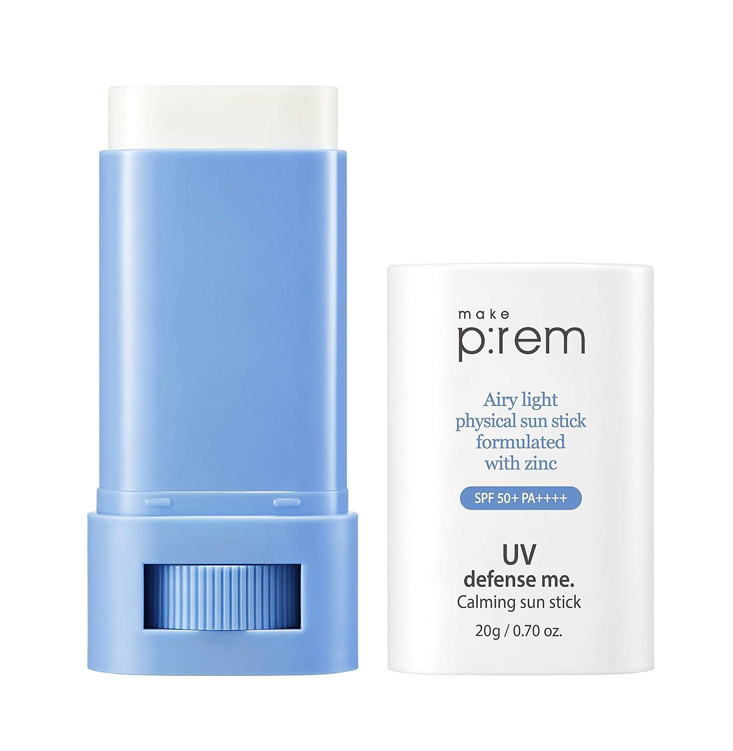 make prem UV defense me. Calming sun stick SPF 50+ PA++++ VEGAN Reef ...