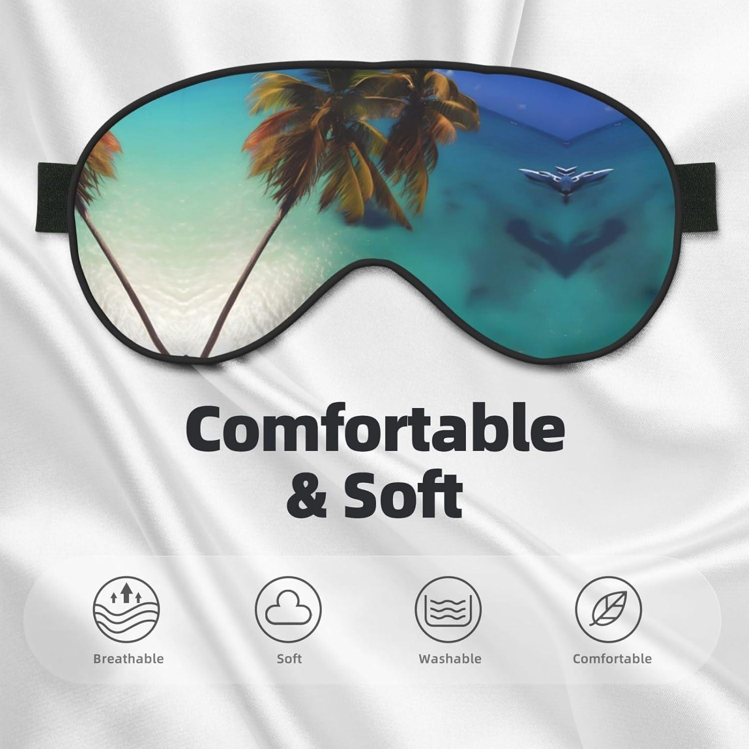 Beach Coconut Sunshine Eye Mask | Soft Adjustable Comfort for Men ...