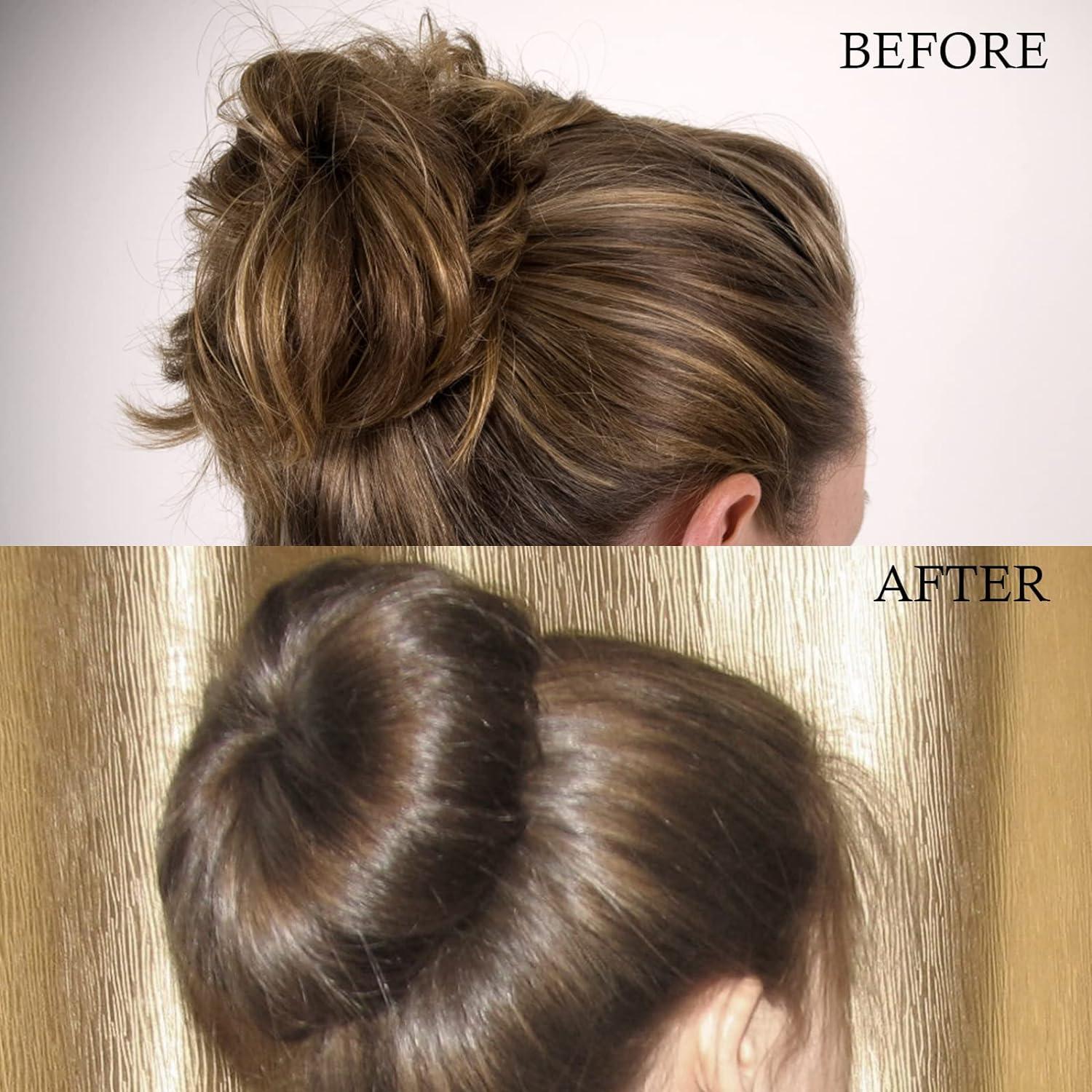 BOOBEES 4 Power Hair Bun Maker - DIY French Twist Donut Tool for Long ...