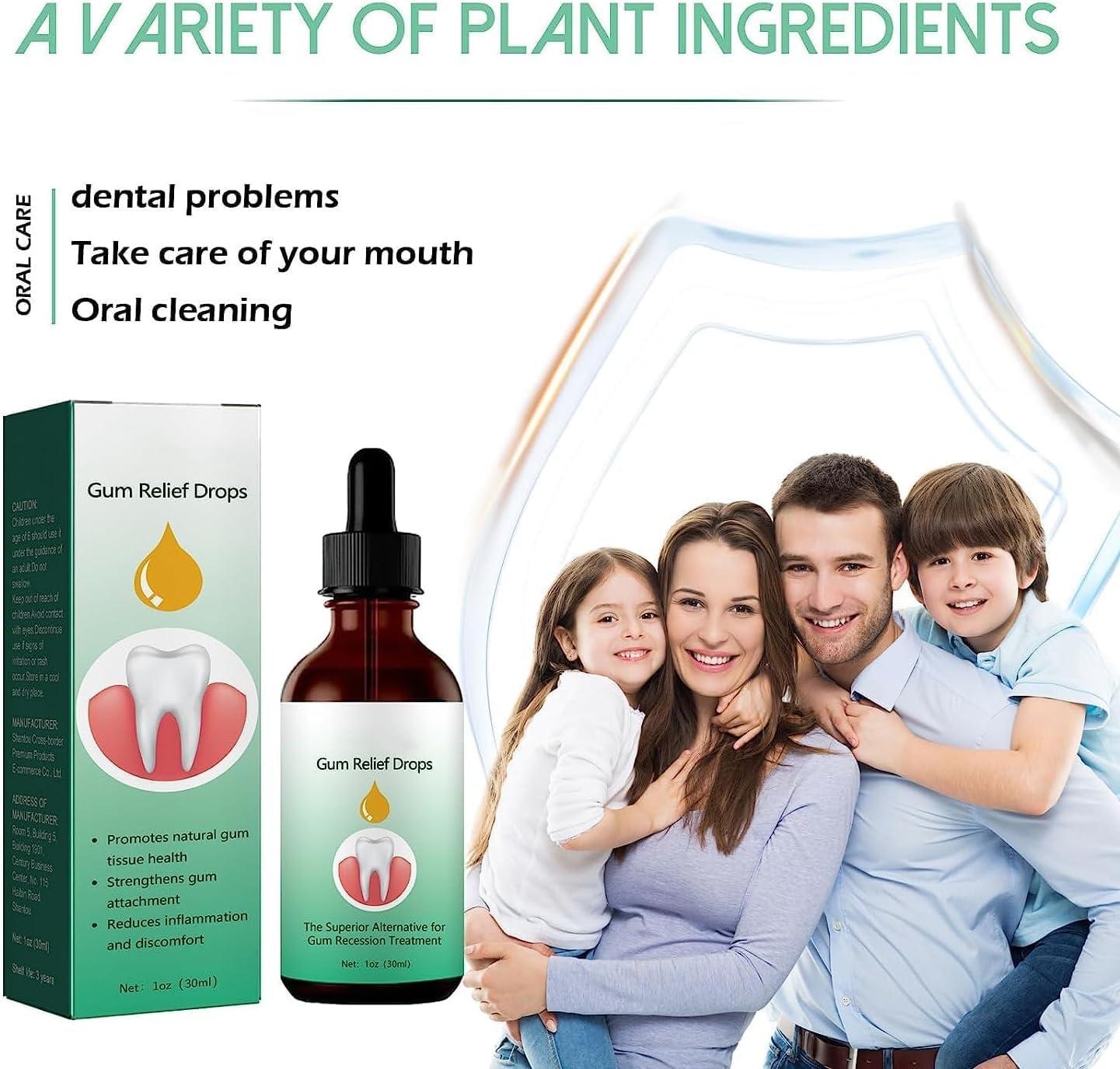 Dentizen Gum Regrowth Drops - Receding Gum Repair & Disease Treatment ...