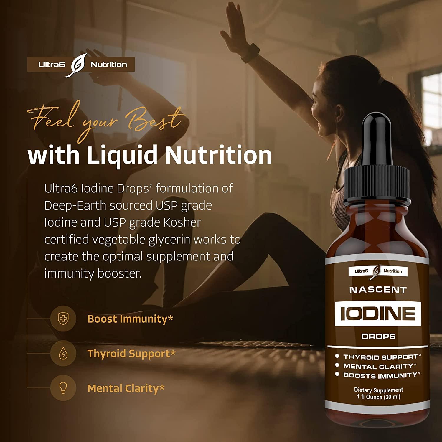 Nascent Iodine Supplement - Energy Boost & Immunity Support | Liquid ...