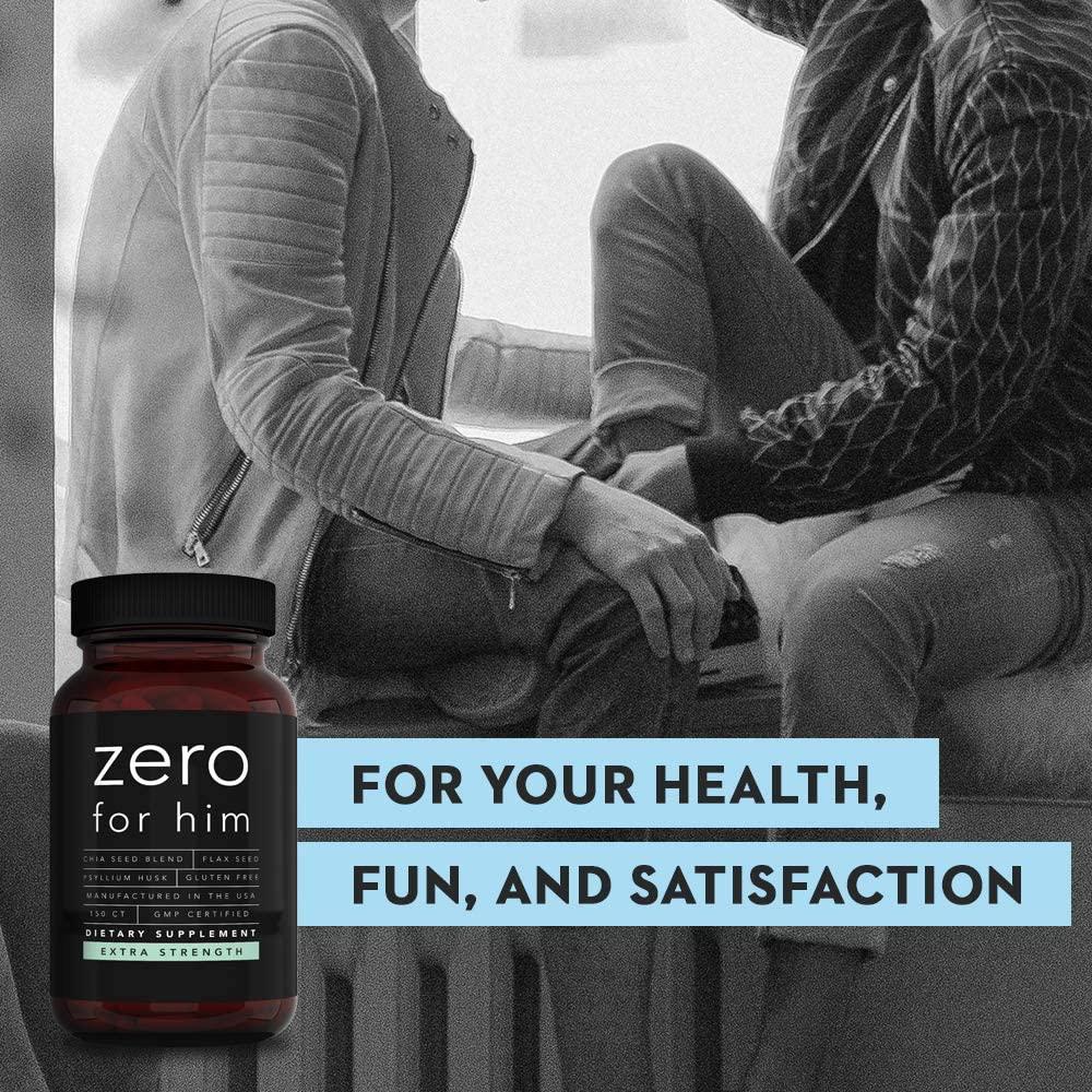 Zero for Him Extra Strength - 150 Vegan Capsules - High Fiber ...