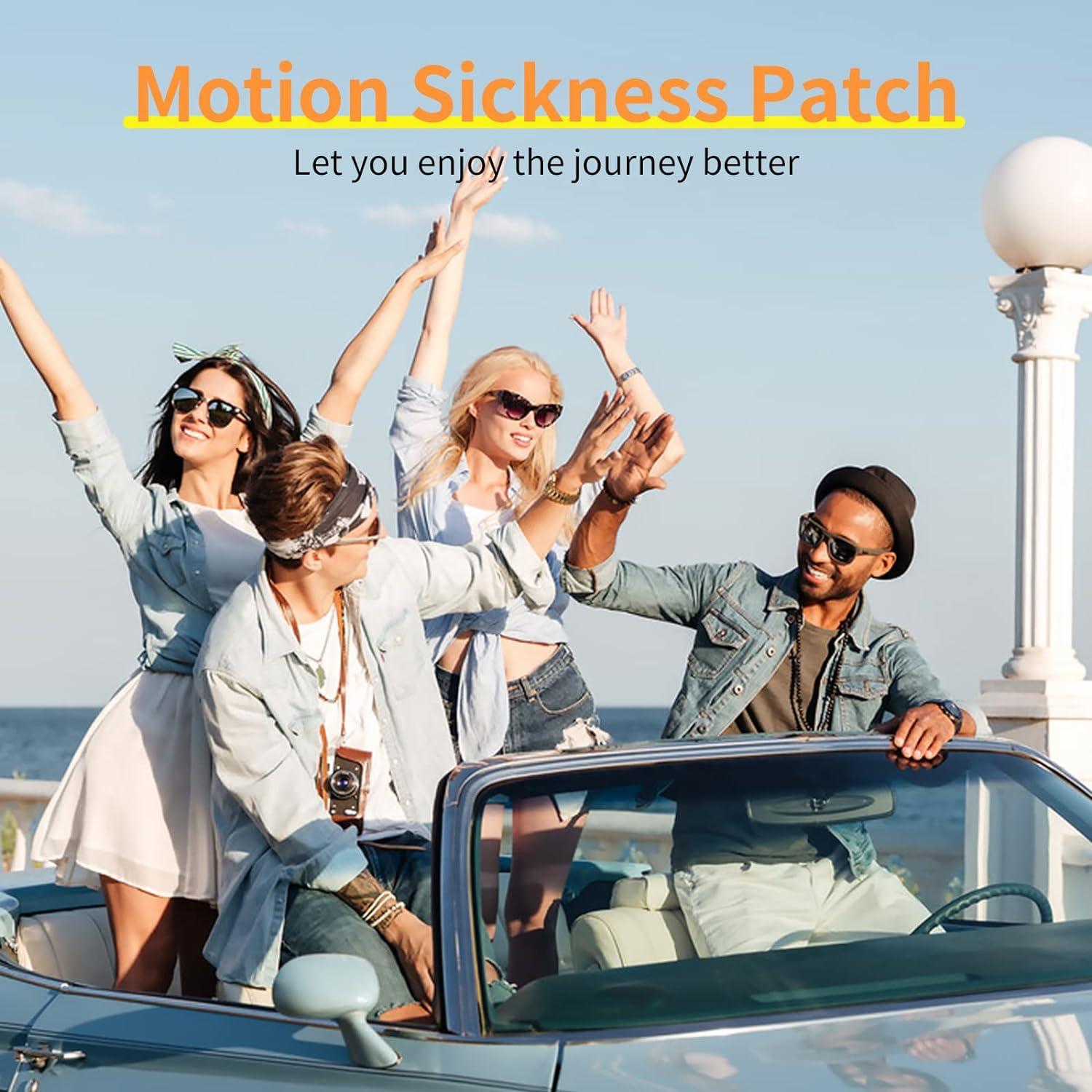 Motion Sickness Relief Patches - Anti-Nausea Bands for Adults & Kids ...