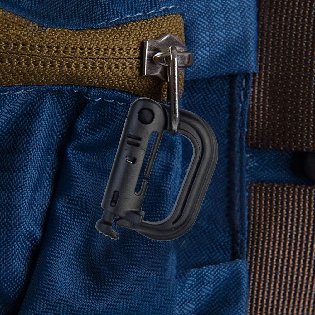 Topbuti 18 pcs Multipurpose Grimlock D-Ring Locking Molle Clips ...