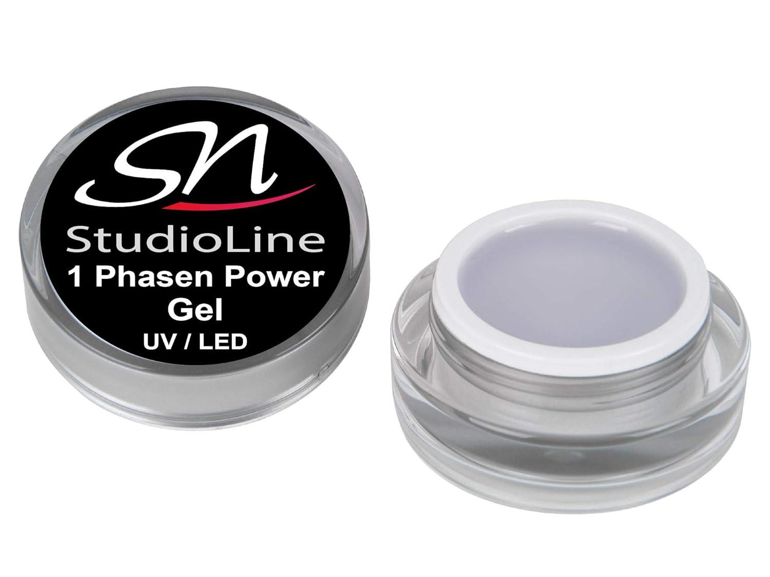 SN Nail Design 1 Phase Power Gel - Clear UV LED Nail Gel for Thick ...