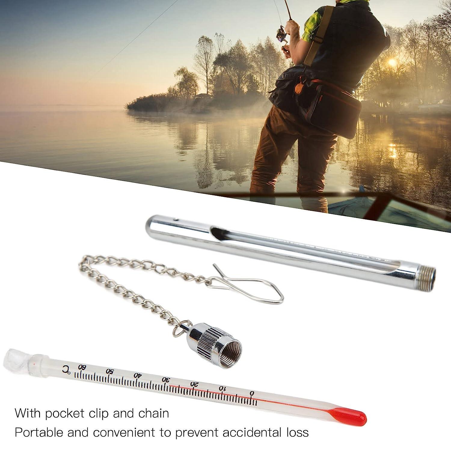 Fishing Thermometer - Lightweight & Sturdy Stream Water Temperature ...
