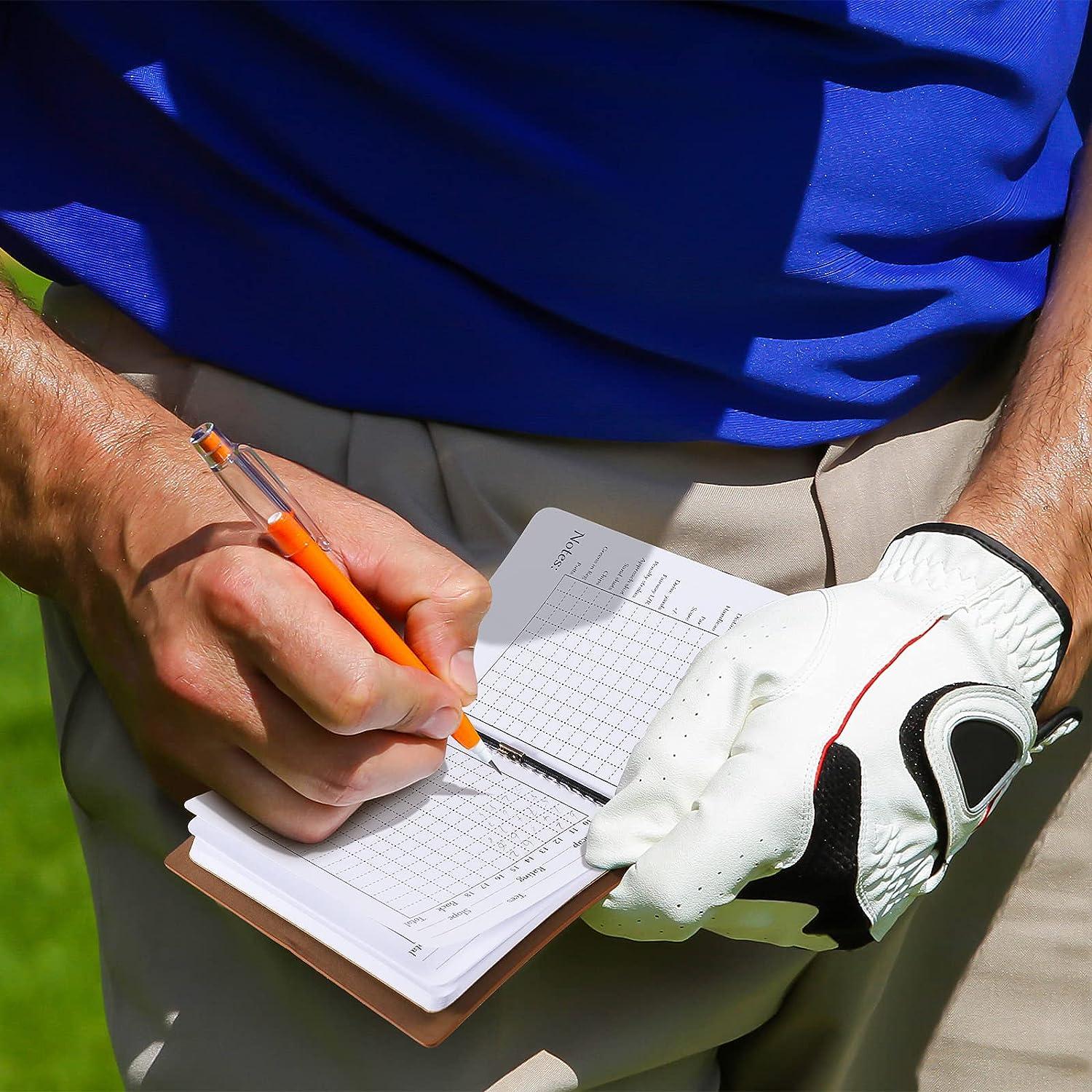 Chinco Golf Scorecard Book - Leather Golf Journal & Yardage Book ...