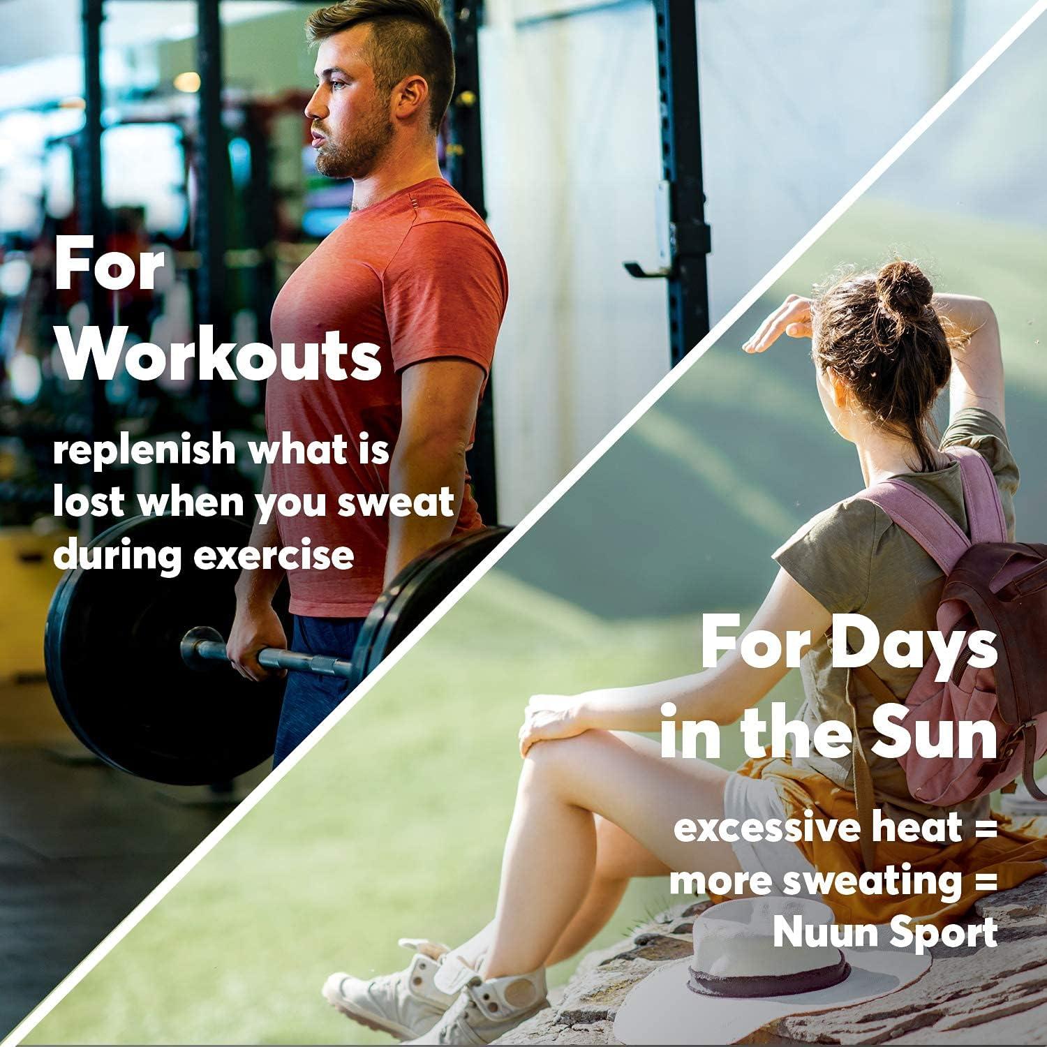 Nuun Sport Variety Pack - Electrolyte Drink Tablets (60 Servings, Pack ...