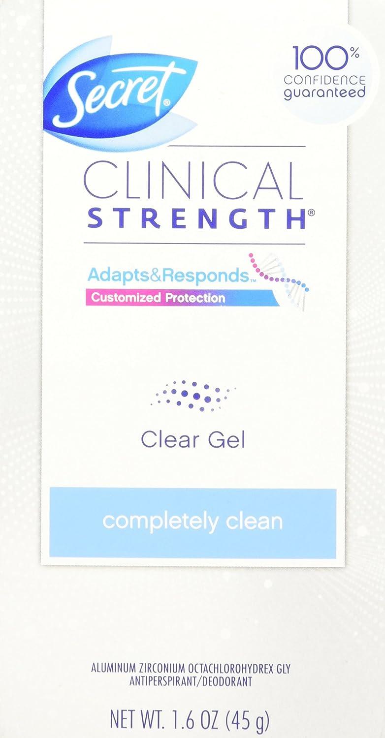 Secret Clinical Strength Clear Gel Women's Antiperspirant & Deodorant ...