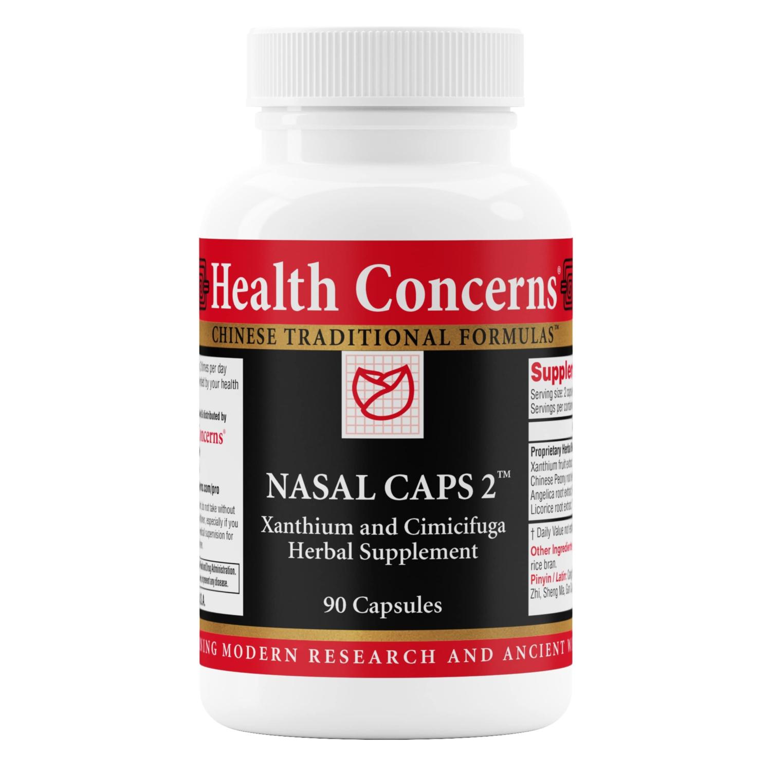 Health Concerns Nasal Caps 2 - Sinus & Nasal Support Supplement - 90 ...