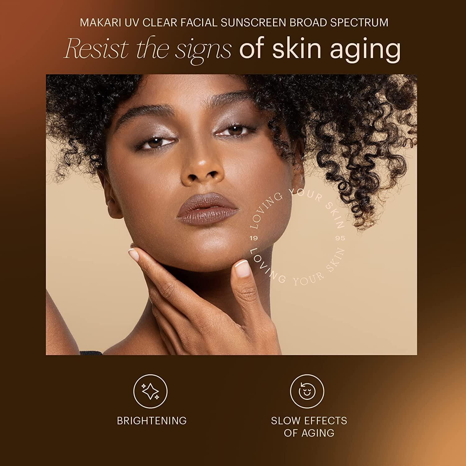 Makari UV Clear Facial Sunscreen SPF 46 - Broad Spectrum Face Sunscreen ...