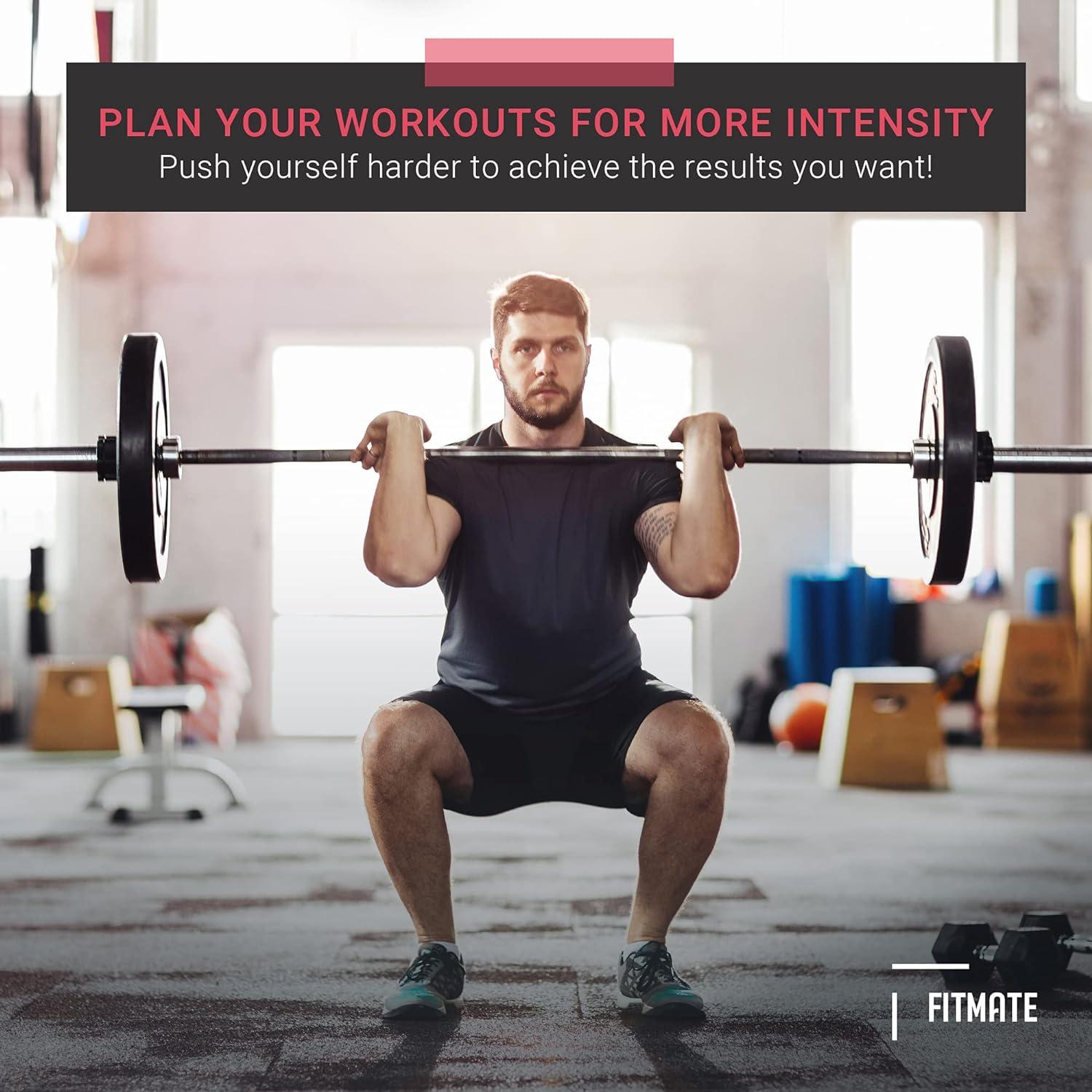 Buy PosterMate FitMate Exercise Poster - Workout Routine with Weights ...