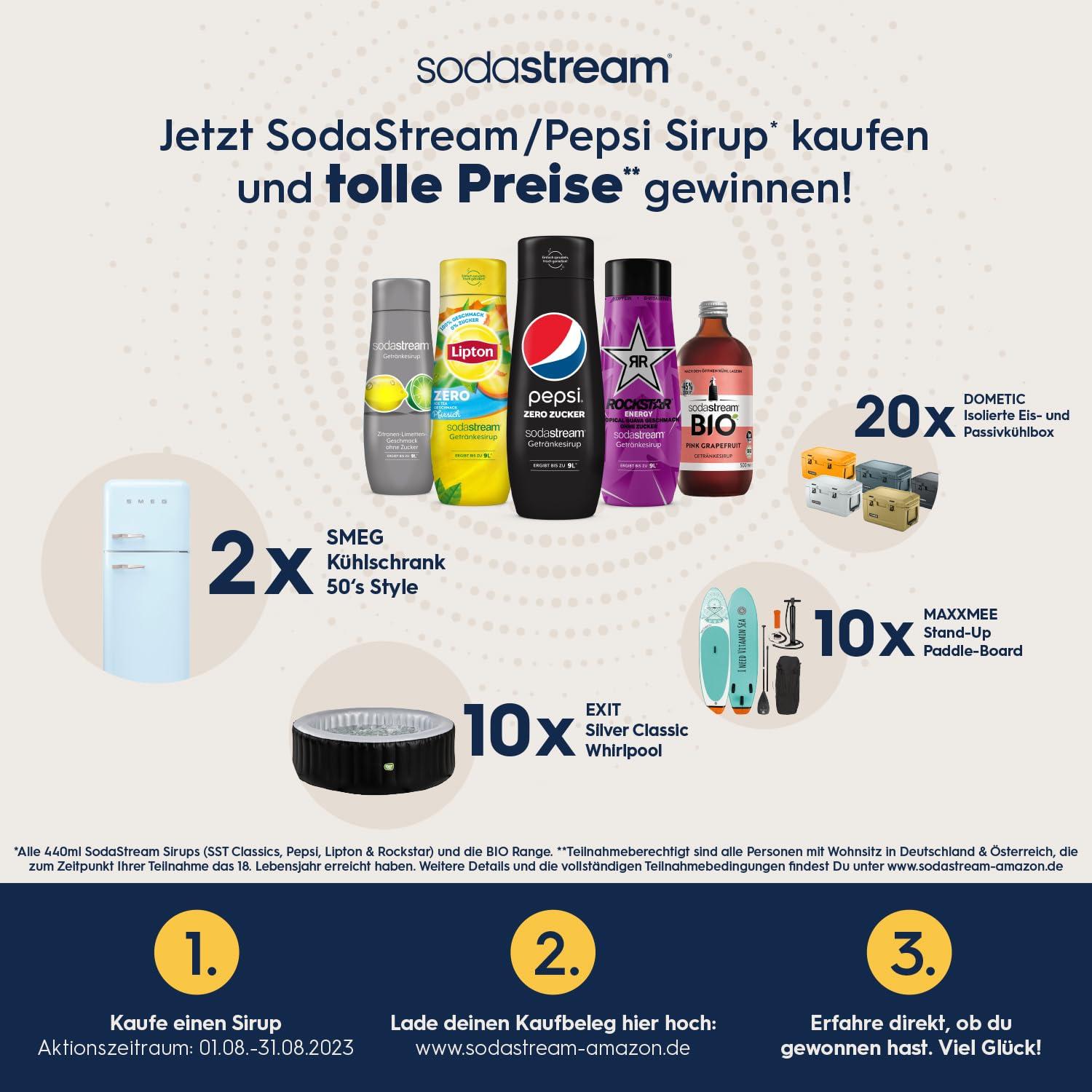 SodaStream Syrup Cola - Makes 9 Liters of Fresh Cola in Seconds | 440 ...