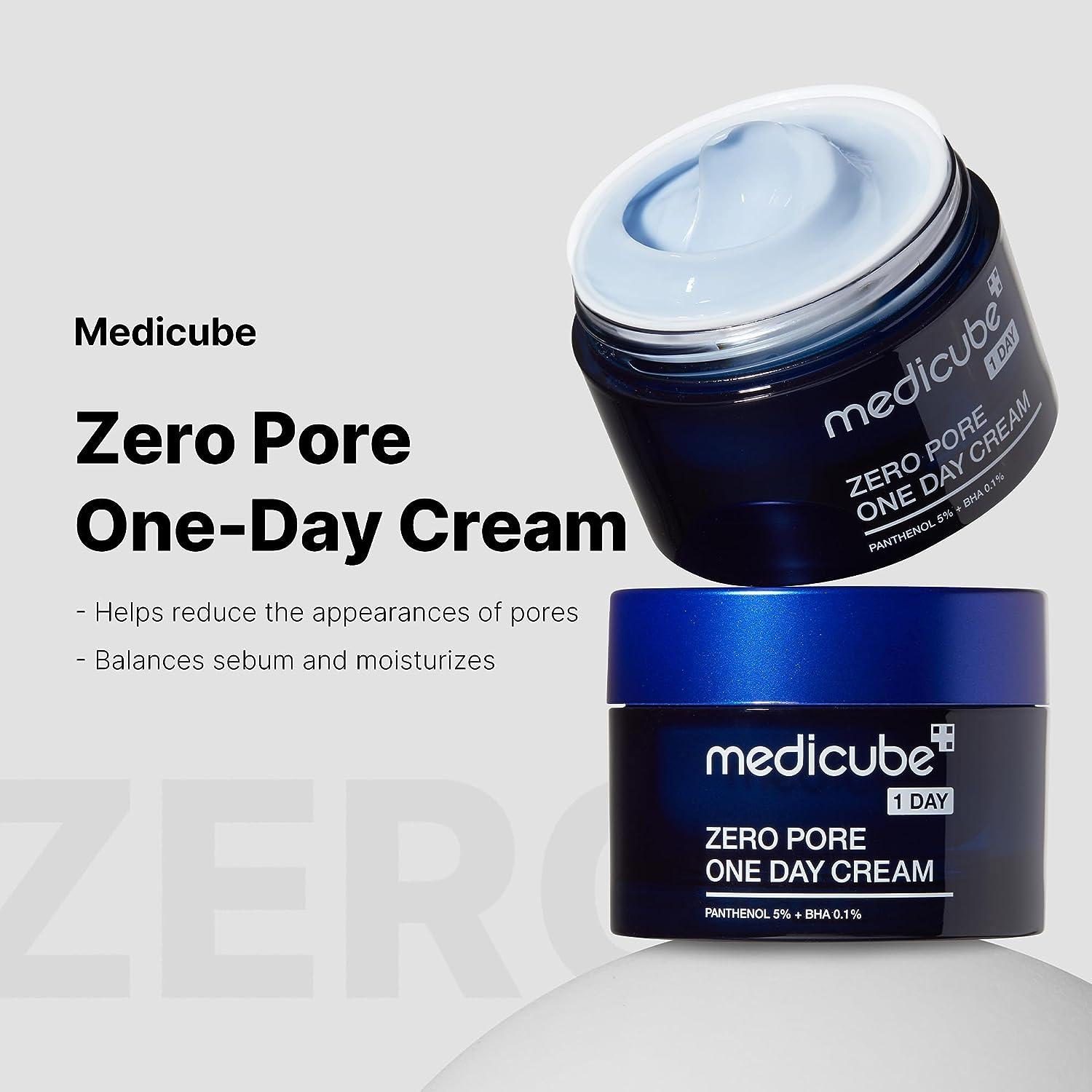 Medicube Zero Pore One-Day Cream 1.7 fl.oz - Pore Refining Cream with ...