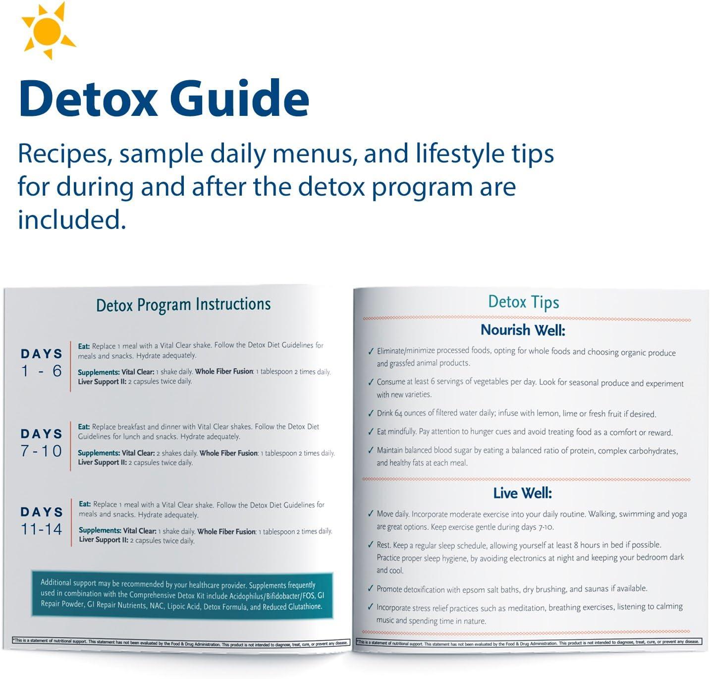 Vital Nutrients 14-Day Comprehensive Detox Kit - Vegetarian Cleanse | Buy Now with Express ...