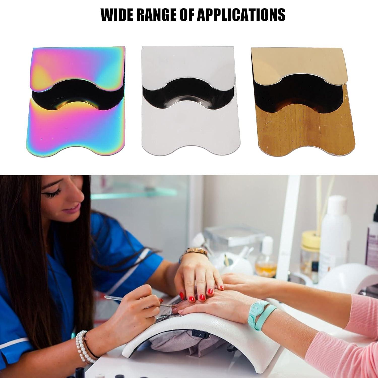 3pcs Nail Art Templates | Stainless Steel Edge Cutter for French DIY ...