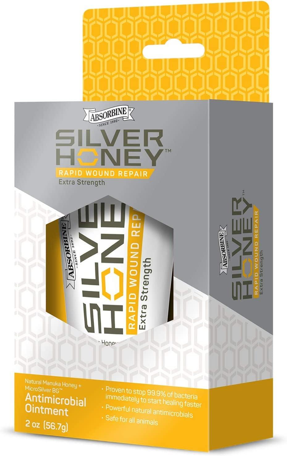 Absorbine Silver Honey Rapid Wound Repair Ointment 2oz Tube ...
