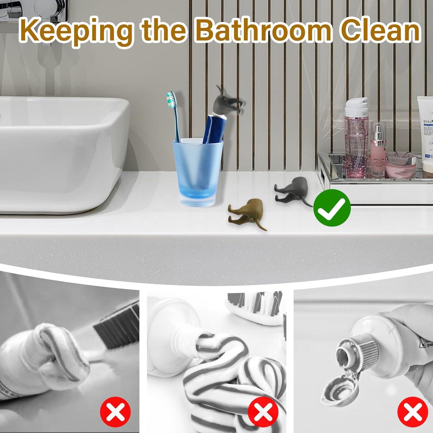 2PCS Pooping Dog Butt Toothpaste Topper Dog Poop Toothpaste Dispenser ...