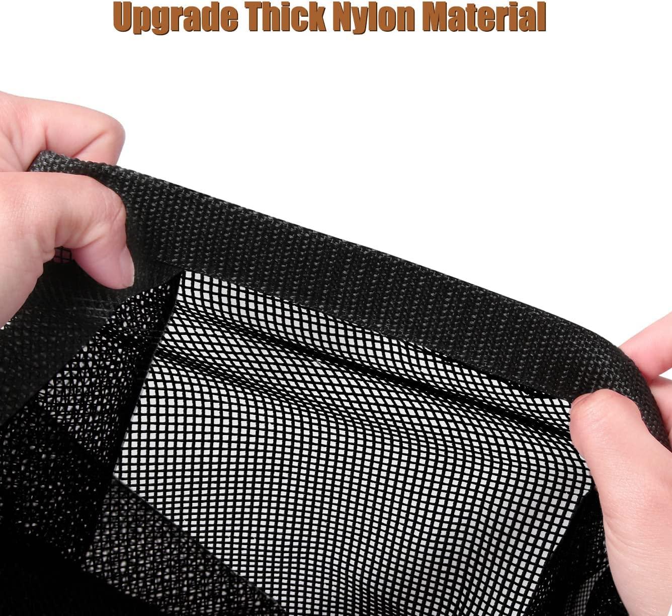 Magic Mesh Dog Gate for Stairs & Doorways | 30 Tall 38 Wide | Stainless ...