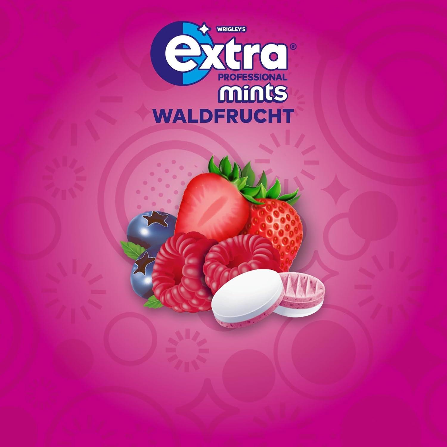 Extra Mints | Professional Forest Fruit | Sugar-Free Pastilles | 6 ...
