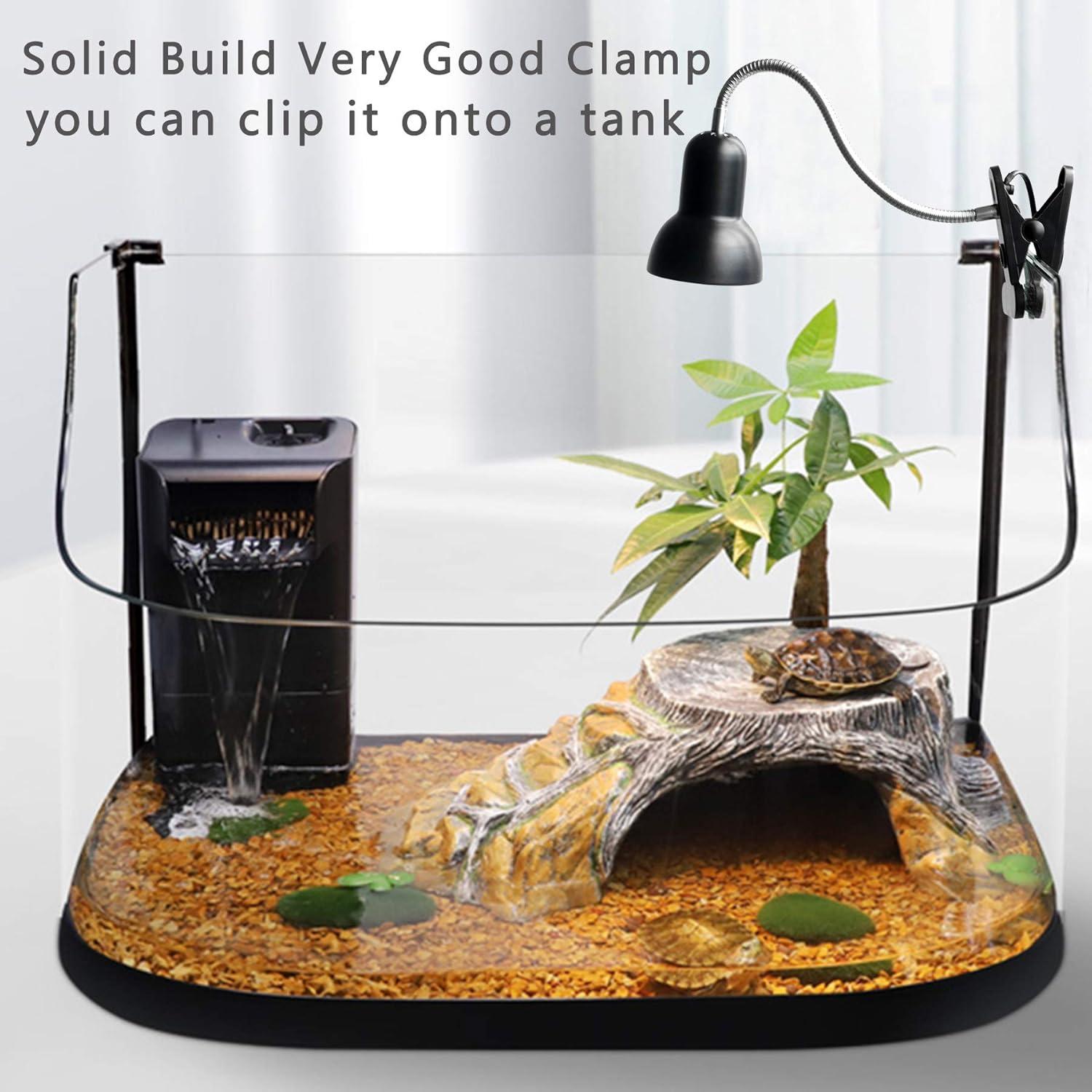 Tortoise Heat Lamp Basking Lamp 3 Bulb UVA UVB Light Lamp Heat ...