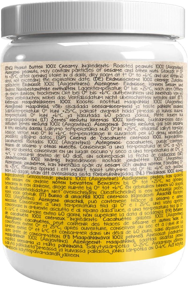 Nutego 100% Creamy Peanut Butter 1kg Natural no added sugar no added ...