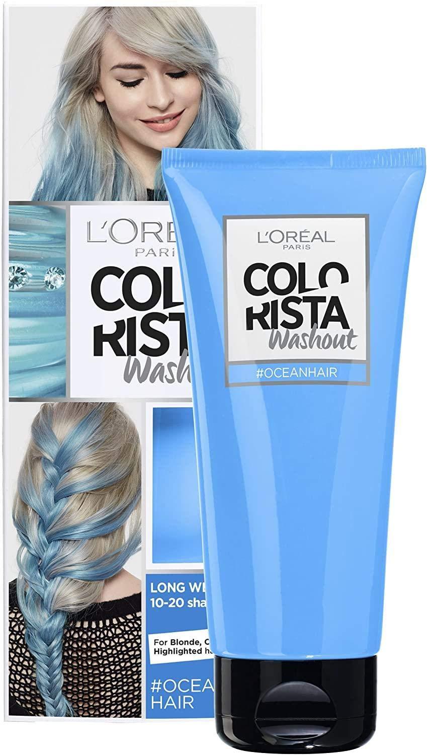 L'Oreal Paris Colorista Washout Ocean Blue Neon 80ml - Semi-Permanent ...