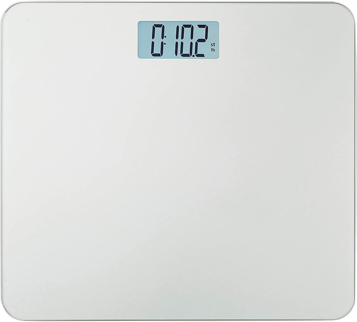 Amazon Basics Body Weight Scale - Auto On/Off Function Silver | Buy Now ...