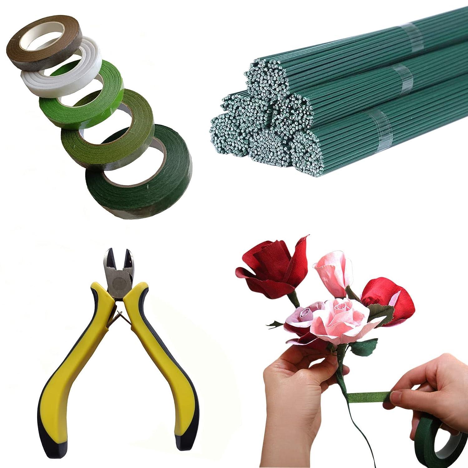 Arlai Floral Arrangement Kit - Wire Cutter, Scissors, Floral Wire, and ...