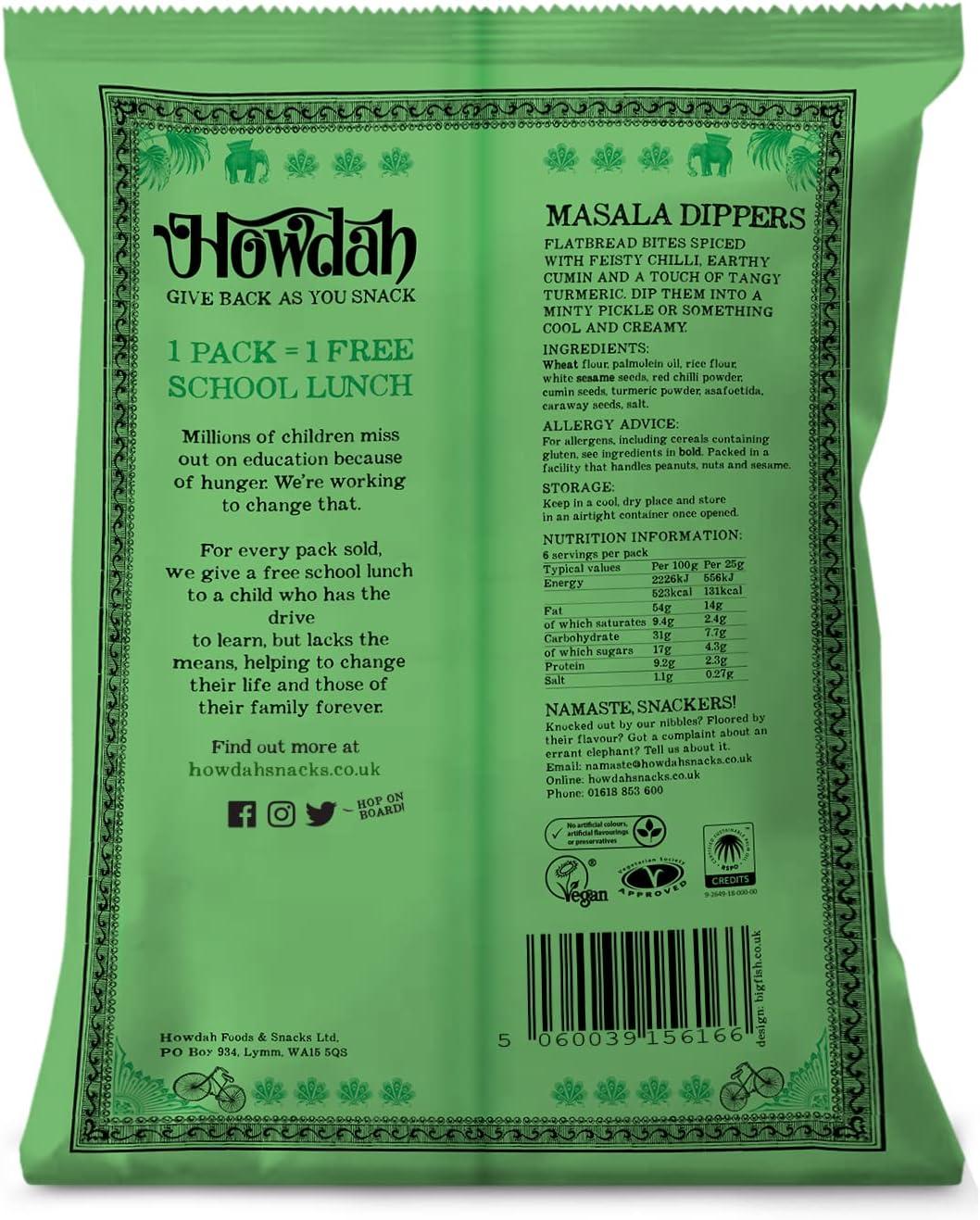 Howdah Snacks - Masala Dippers 150g | Buy Now with Express ...