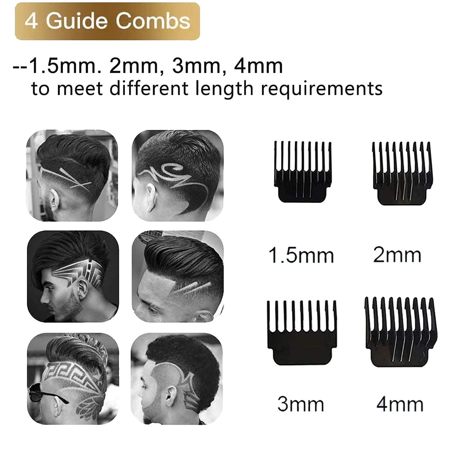 Professional Zero-Gapped T-Blade Hair Trimmer for Men - Cordless Close ...
