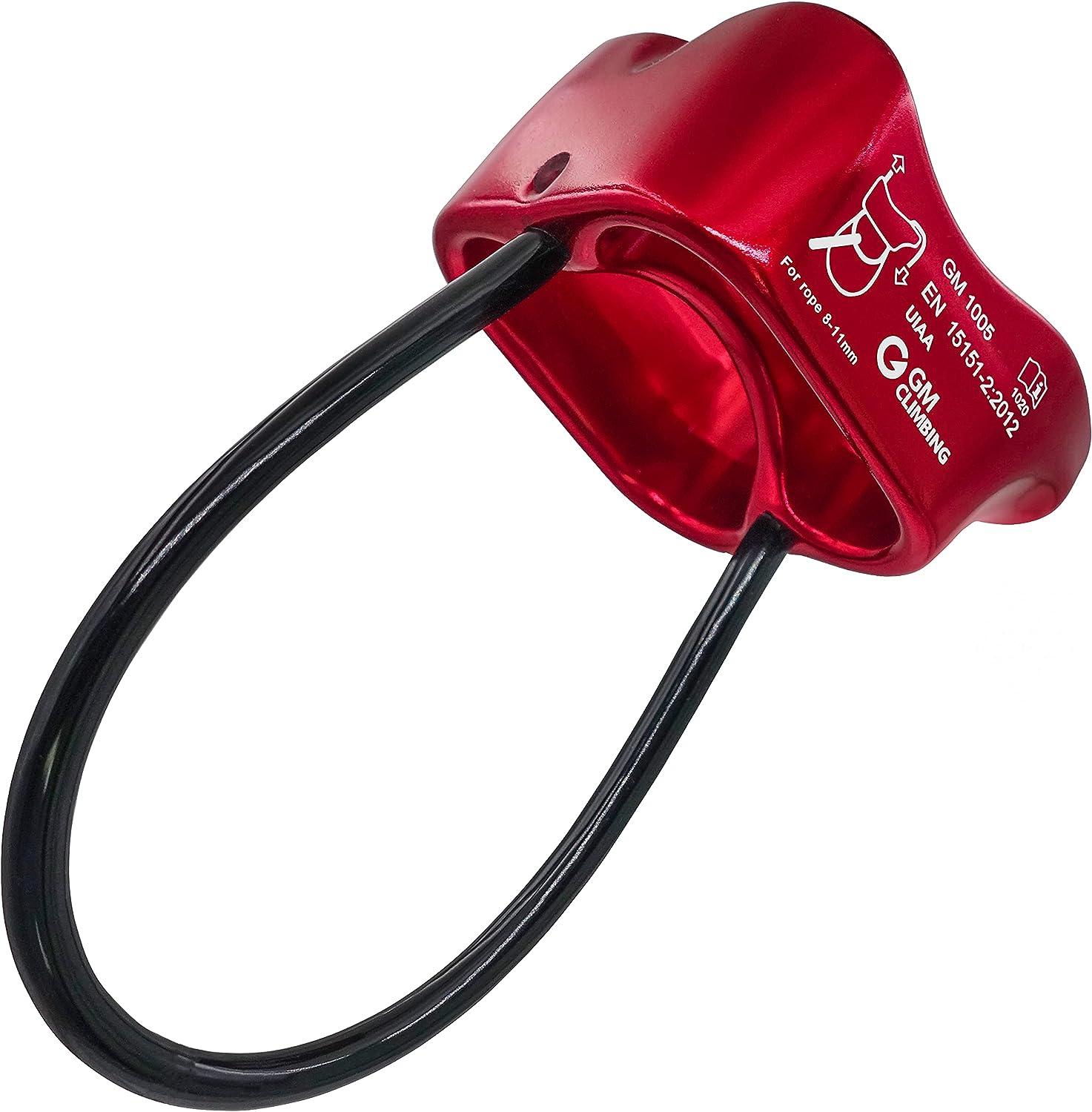 GM CLIMBING Tubular V-grooved Belay Device Package with Screw Locking ...
