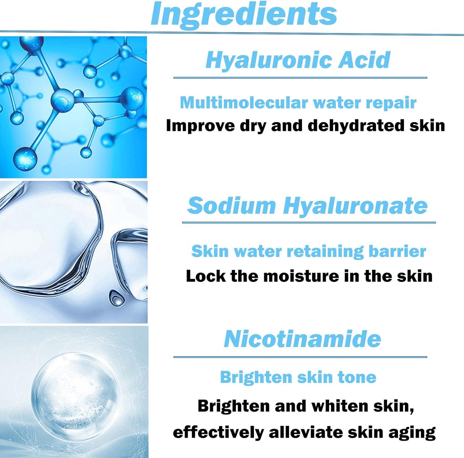 Hyaluronic Acid Collagen Eye Patches - 30 Pairs for Puffy Eyes, Dark ...