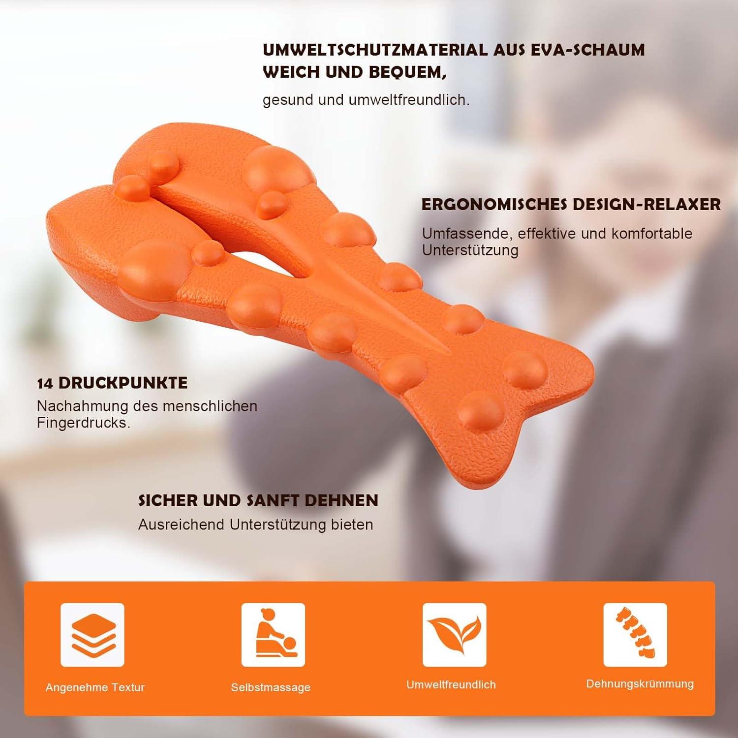 Relieflylab Trapezius Stretcher & Trigger Point Massager | Neck ...