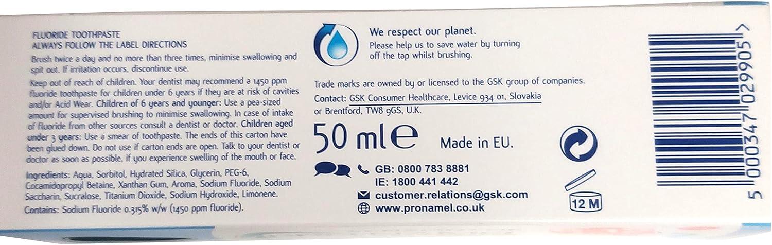 Buy 12 x Sensodyne Pronamel Daily Fluoride Toothpaste for Children (6 ...