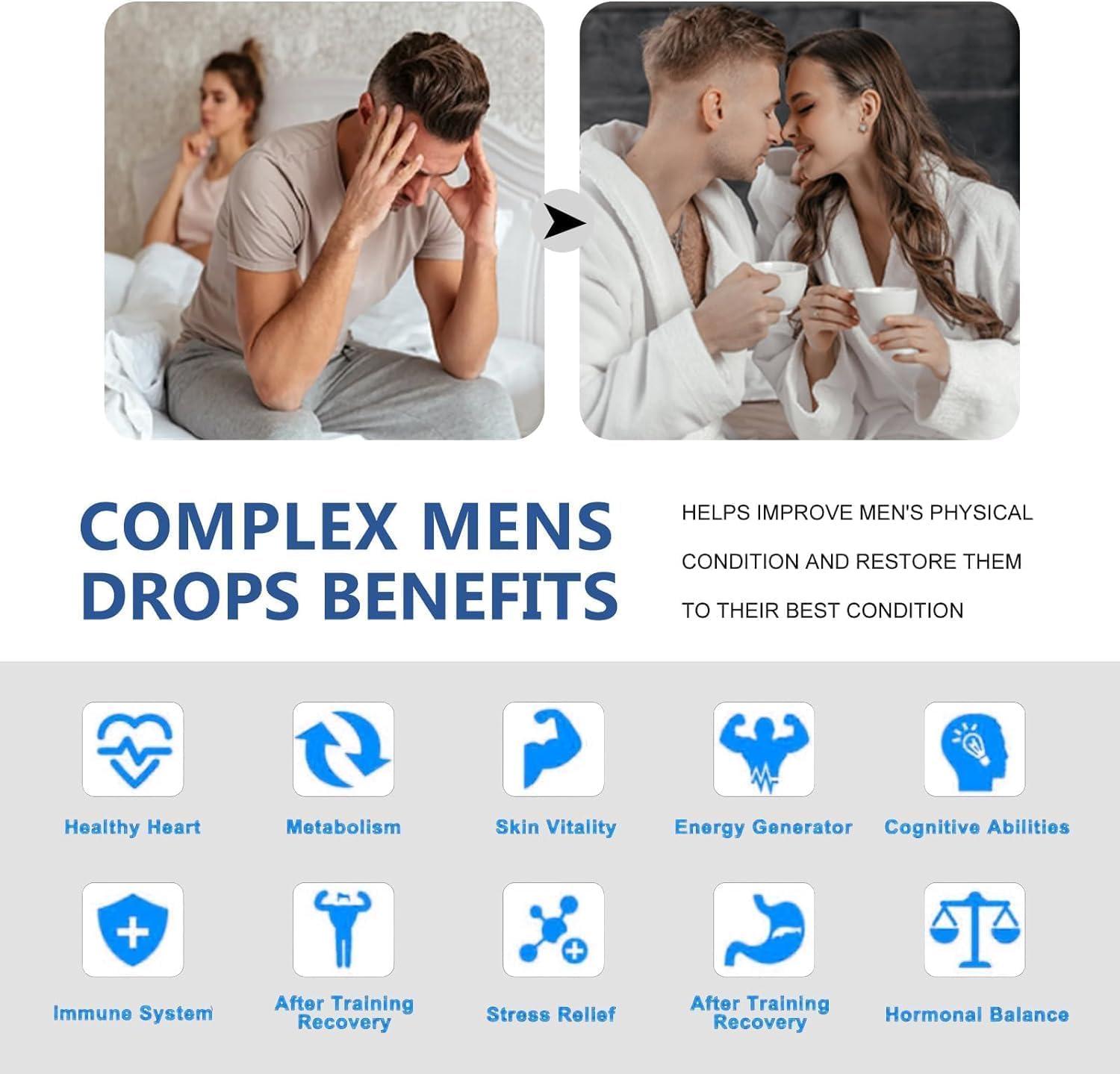 3 PCs Nexusbio Labs Men's Drops - Super Potent Secret Complex for ...