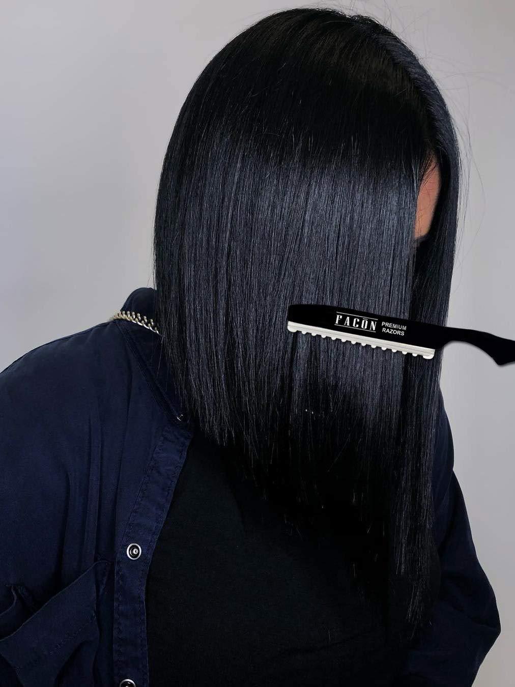 Facn Professional Hair Styling Thinning Texturizing Razor Kit with 10 ...