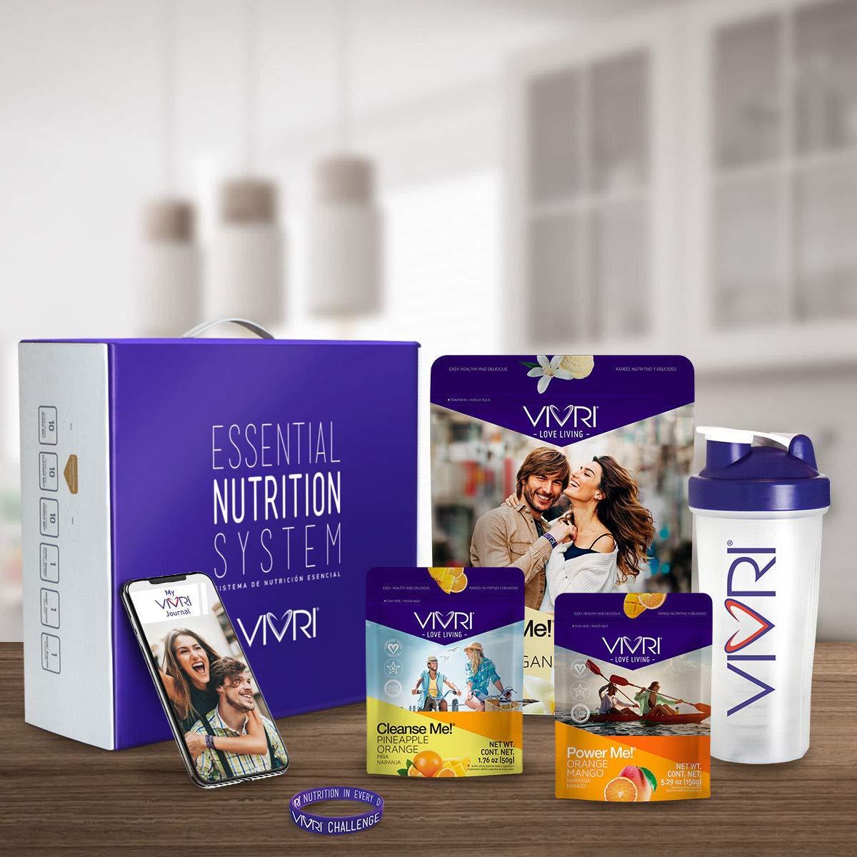 Vivri Essential Nutrition System Vanilla Shake Me Orange Mango 10 Day ...
