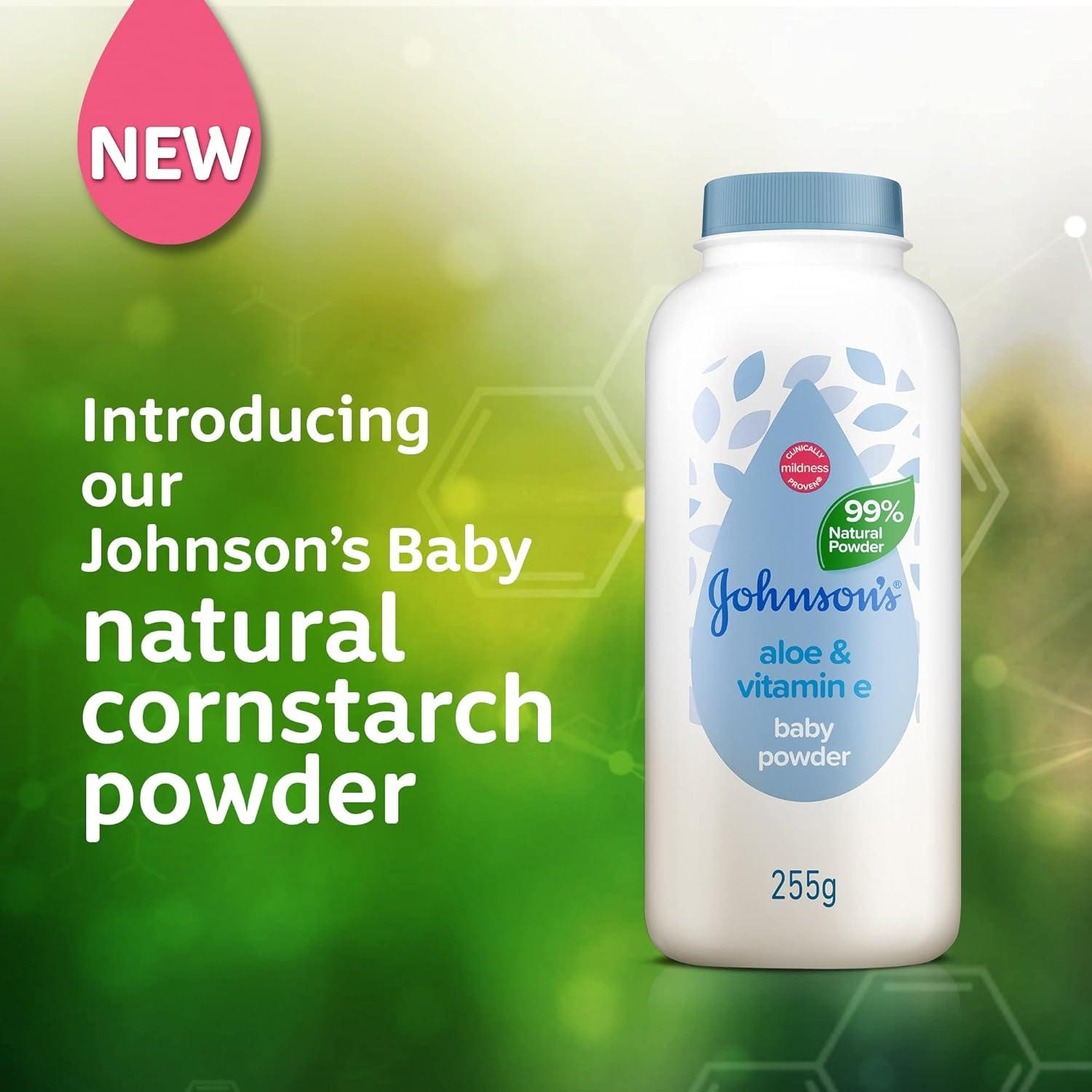 Johnson & Johnson Baby Protective Cornstarch Powder with Aloe Extract 9 ...