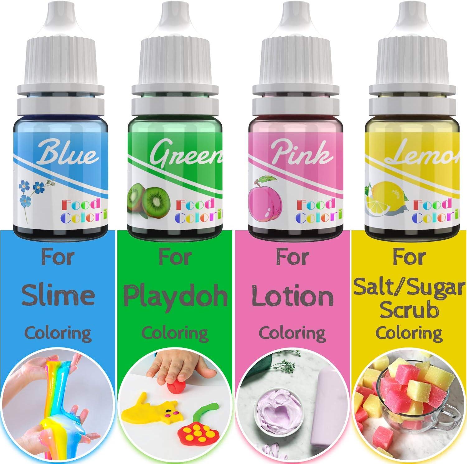 Food Colouring - 12 Colour Liquid Concentrated Icing Food Colouring Set ...