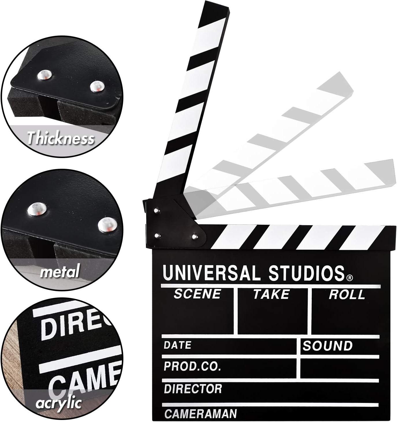 Hamnor Professional Movie Film Clap Board - Large 12x11 Hollywood ...