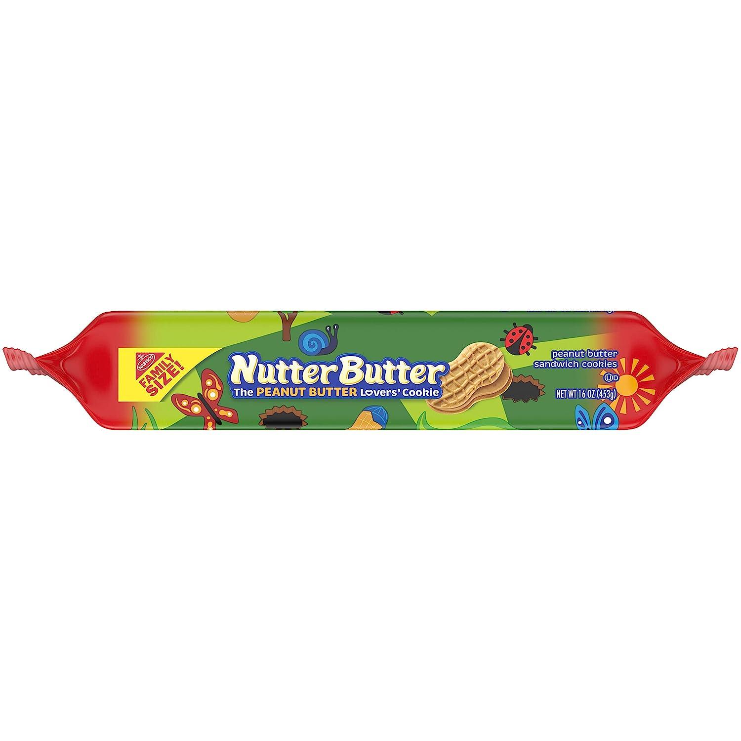 Nutter Butter Family Size Peanut Butter Sandwich Cookies - 16 oz | Buy ...