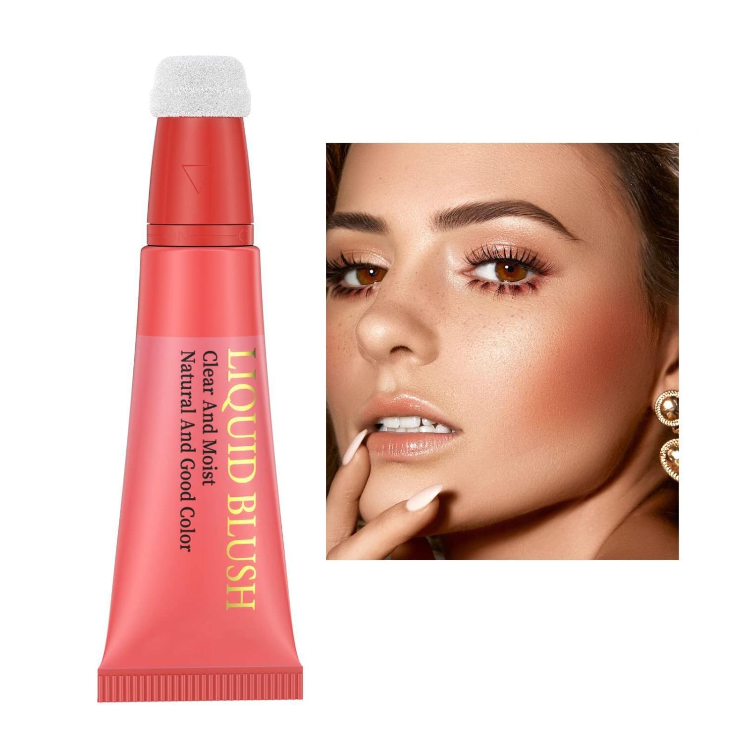 Matte Liquid Powder Blusher with Cushion Applicator | Smooth Creamy ...