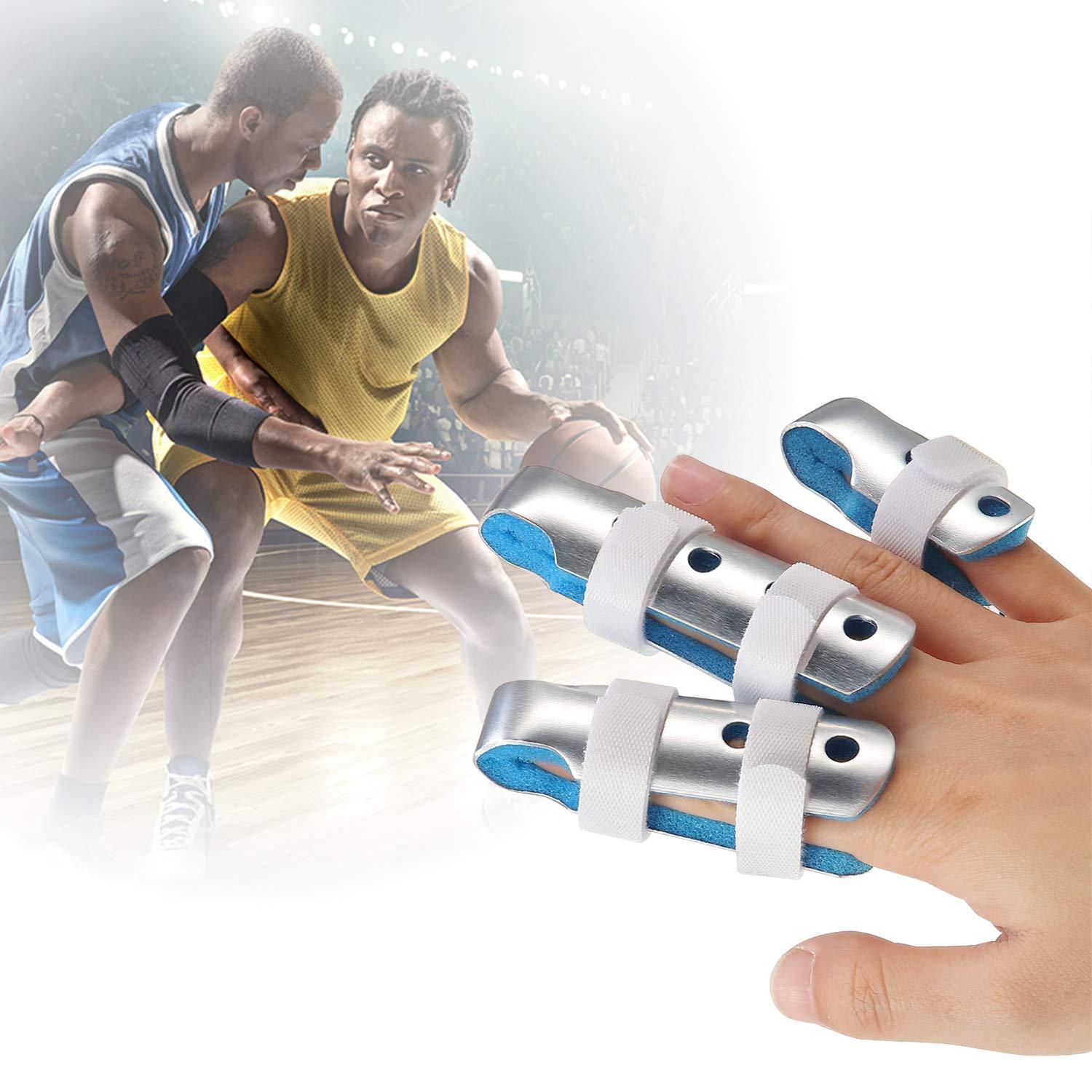 Topbine 6-Piece Adjustable Finger Protection Set for Injury - Index ...