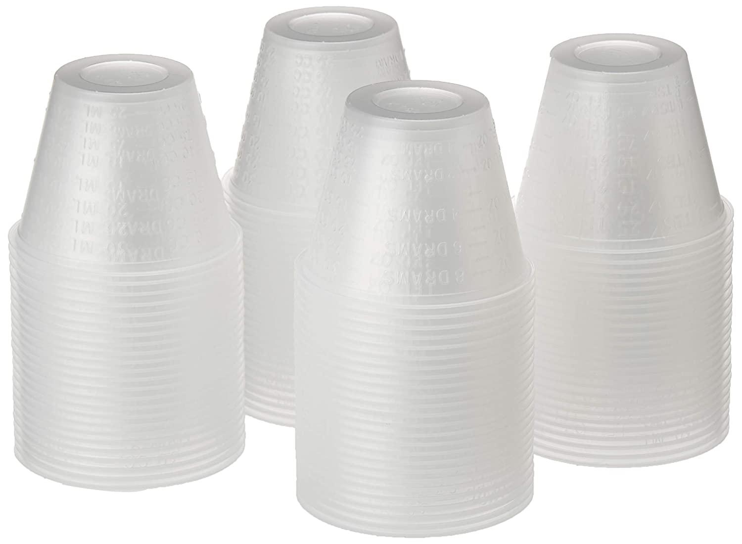 Dynarex 4252-1 Medicine Cup (Polyethylene) - 100 Count - Clear | Buy ...