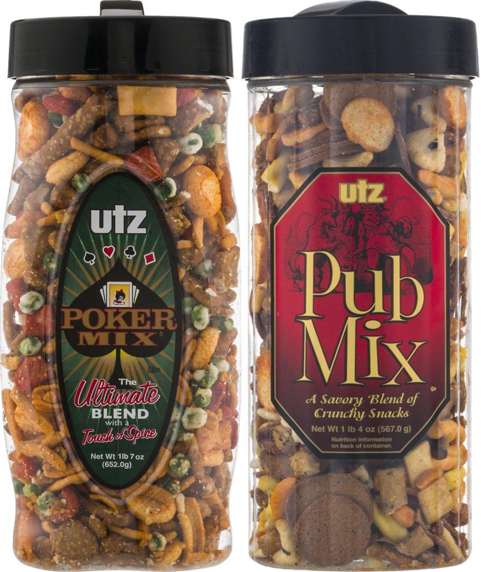 Utz Poker Mix & Pub Mix Variety 2-Pack - Ultimate Blend of Snacks | Buy ...
