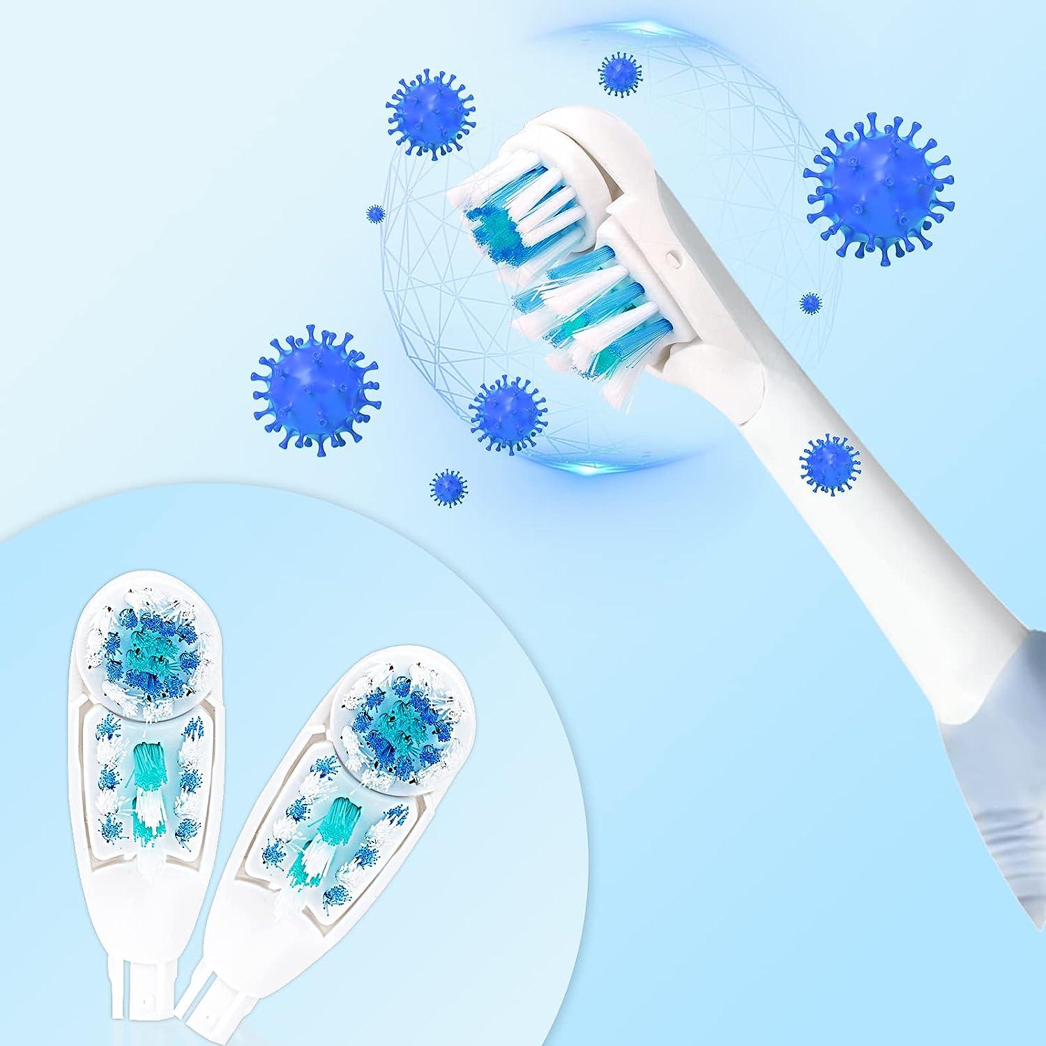 Sensitive Electric Toothbrush Heads (4 Count) for Braun Oral B - Dual ...