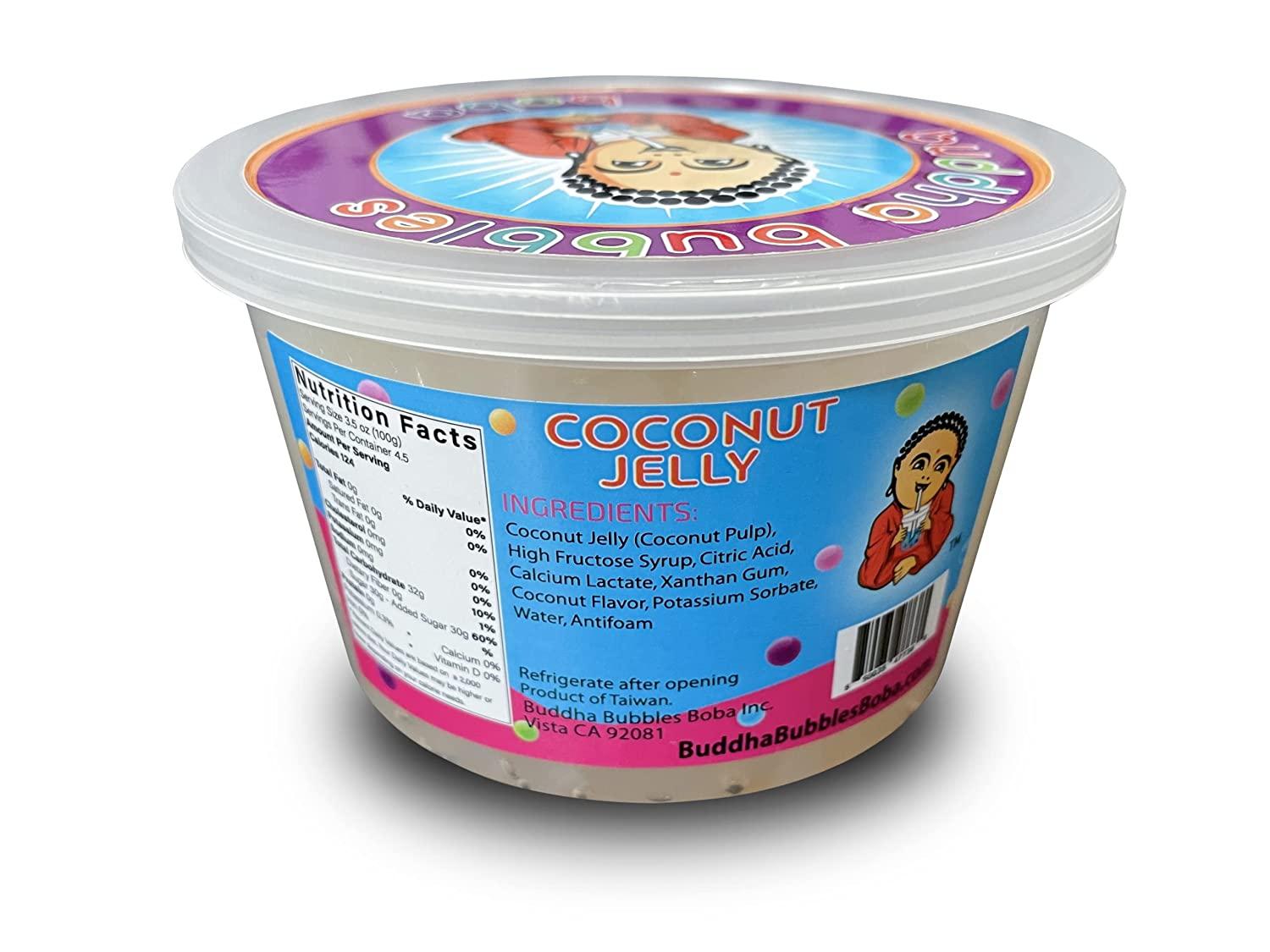 Coconut Nata de Coco Jelly Dessert Topping - Buddha Bubbles Boba | Buy ...