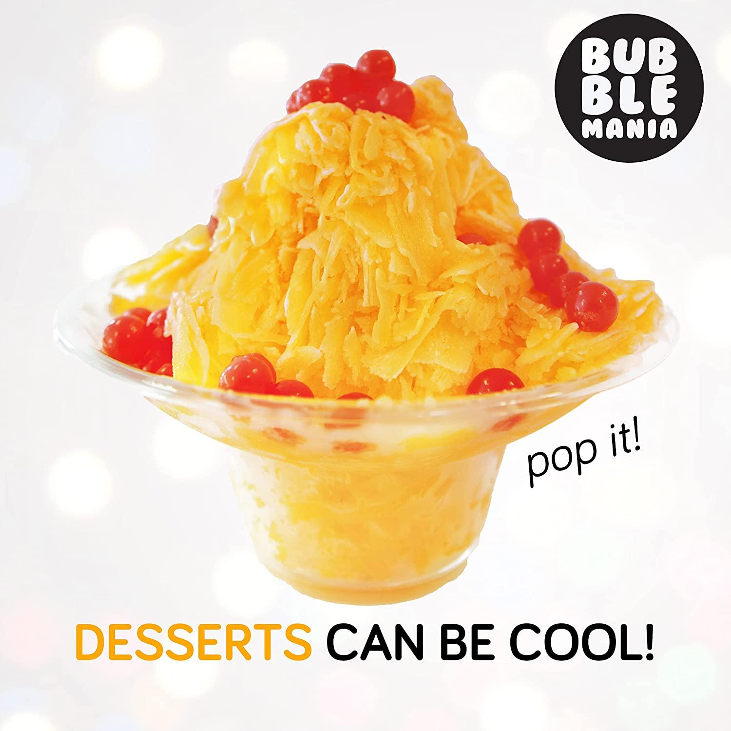 Peach Popping Boba Fruit Pearls by Bubble Mania - 450g for Bubble Tea ...